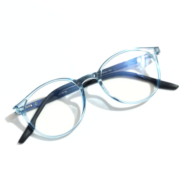 ARTView Transparent Blue Progressive Multifocal No-Line Bifocal Glasse ...