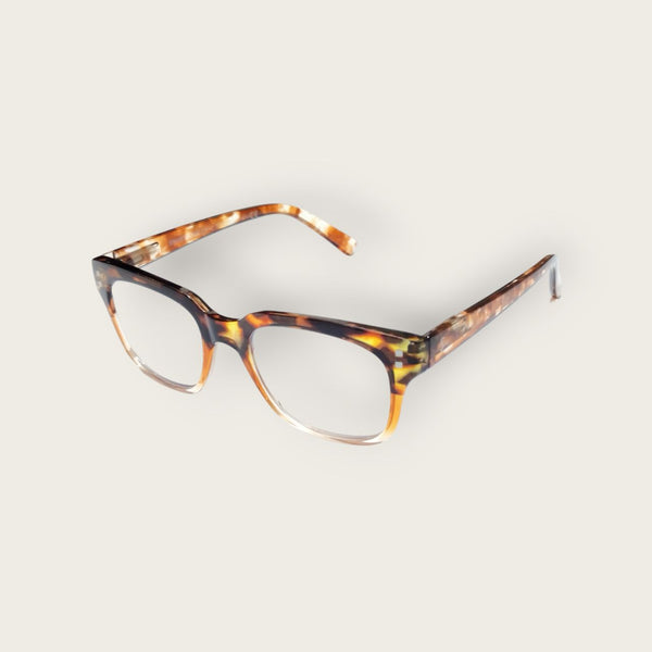 Brown Mosaic Gradient Square Progressive Multifocal Reading Glasses wi ...