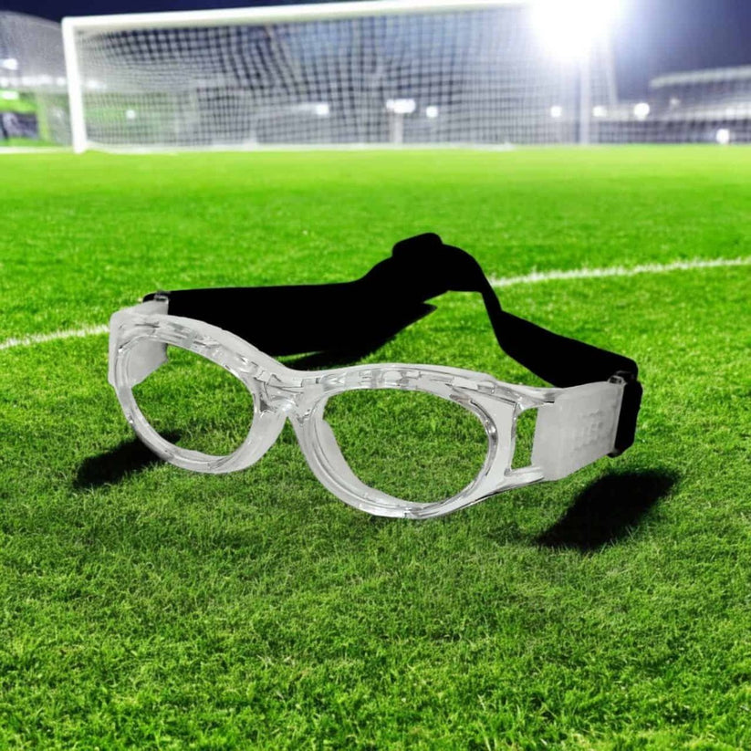 Clear White Transparent Sports Soccer Football Squash Glasses For Teen ...