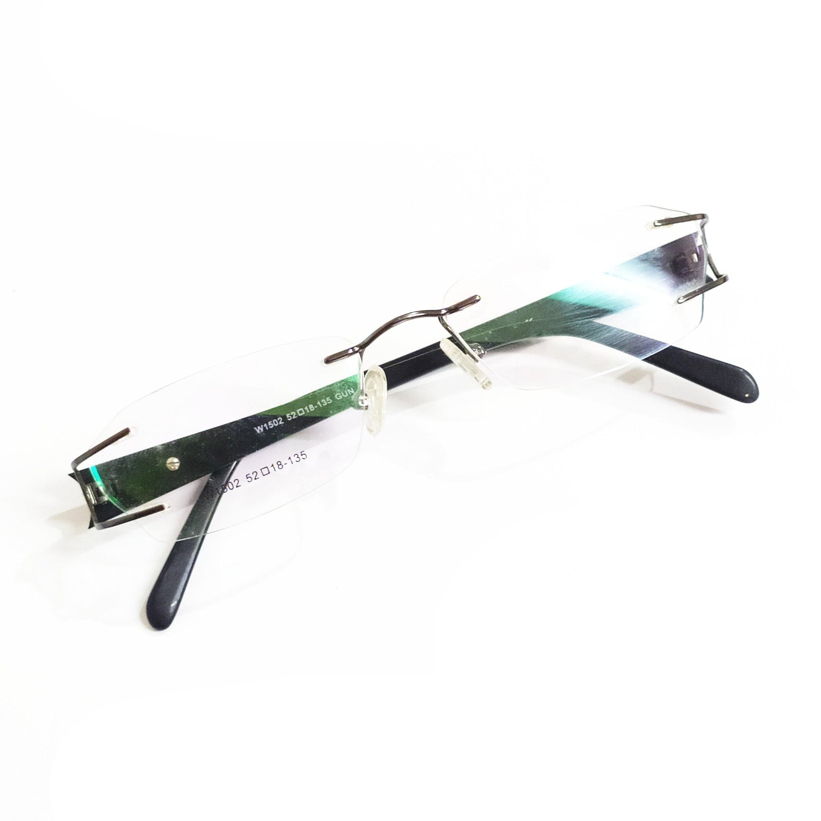 Premium Rimless Computer Glasses with Anti Glare Coating W1502 ...