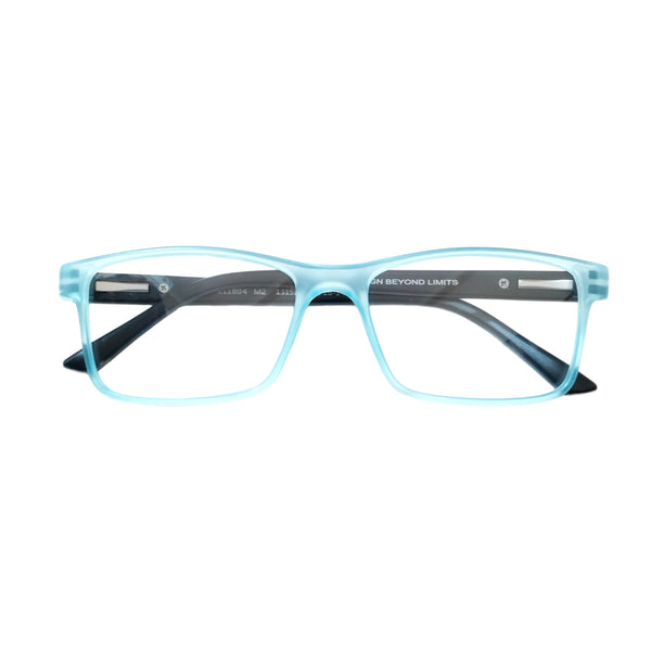 Stylish Sporty Metal Full Frame Spectacles Glasses with Red White ...