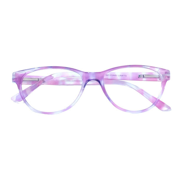 Stylish Sporty Metal Full Frame Spectacles Glasses with Red White ...