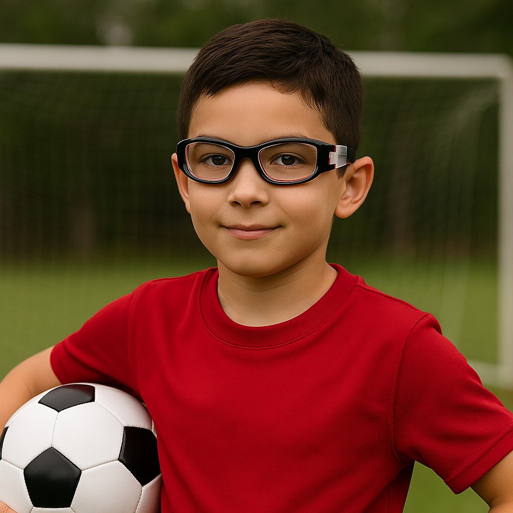 Kids Sports Glasses with Power: Protection & Comfort for Young Athletes ...