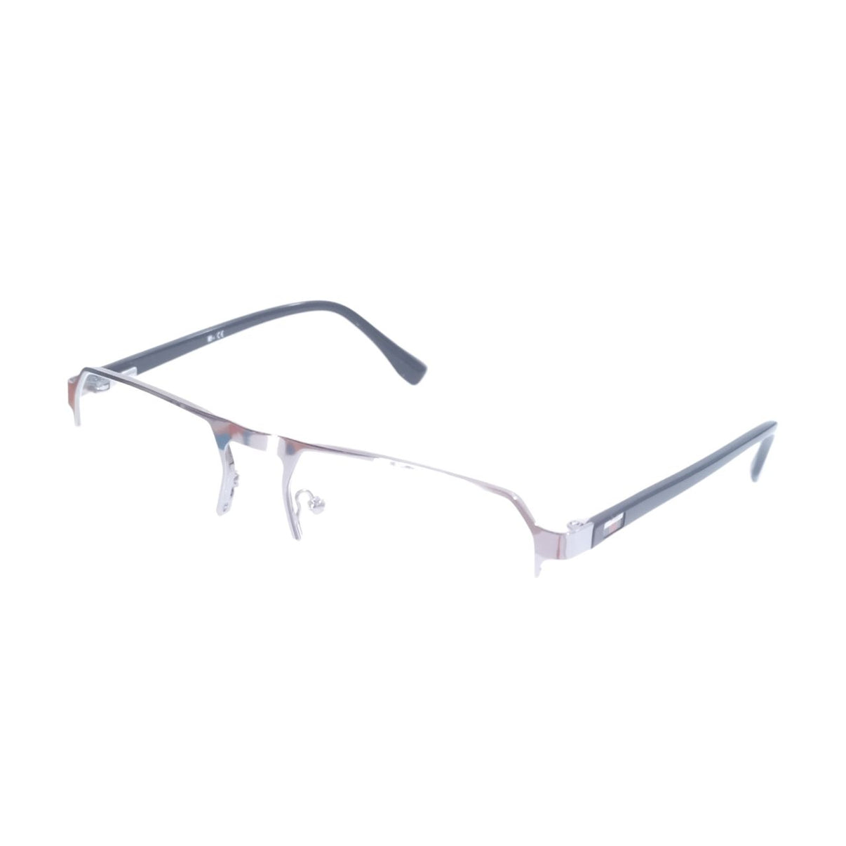 Luxury Executive Rectangle Silver Supra Half Frame Glasses – Glasses ...