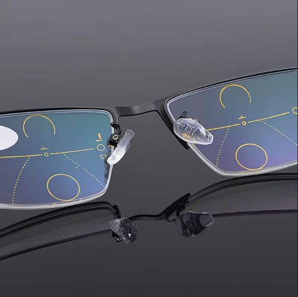 Progressive Reading Glasses with Blue Block Anti Glare Lens – Glasses ...