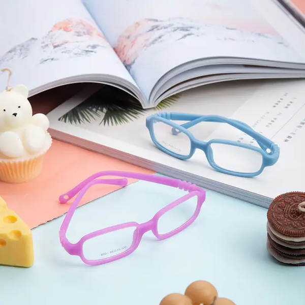 Unbreakable Kids Glasses - Flexible Rectangle Frame for Ages 4-7 | S308 ...
