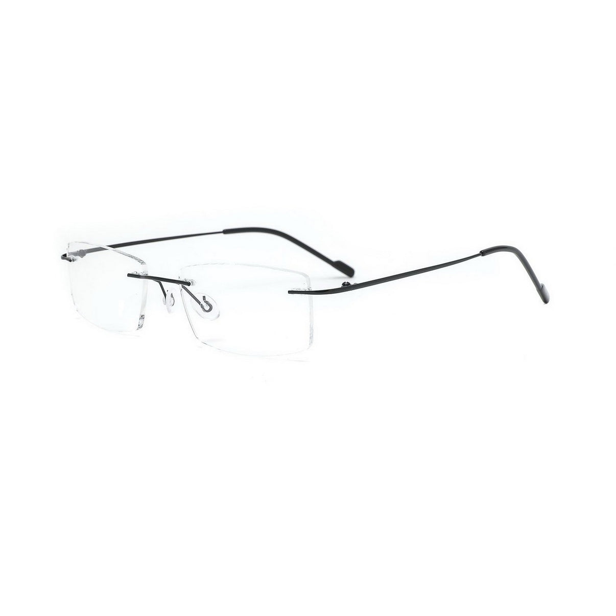 Classy Rimless Glasses with Rectangle Shape – Glasses India Online