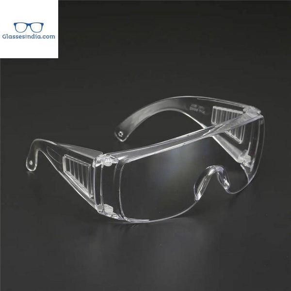 Protective Safety Goggles Clear Lens Wide-Vision Adjustable Chemical ...