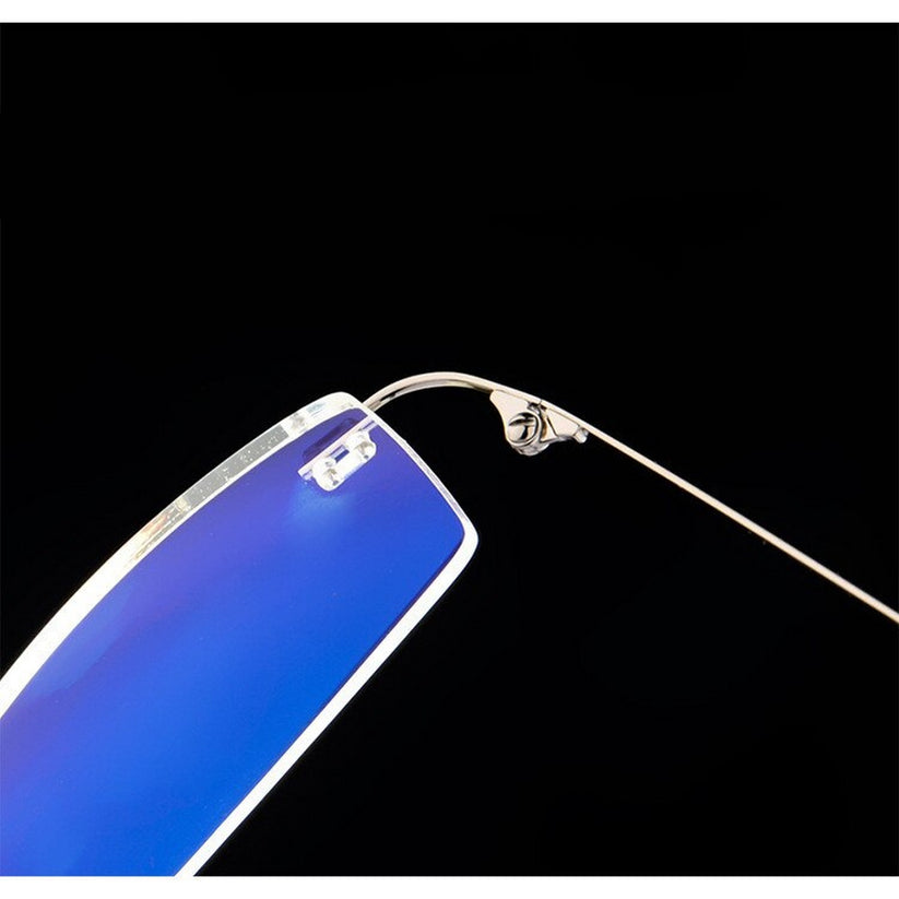 Rimless Frames Frameless Specs Blue Light Glasses For Men and Women Ey ...