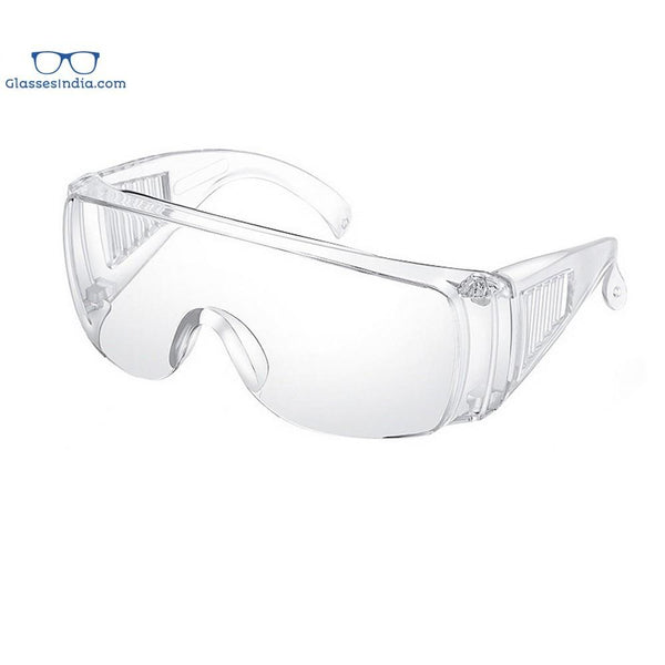 Protective Safety Goggles Clear Lens Wide-Vision Adjustable Chemical ...